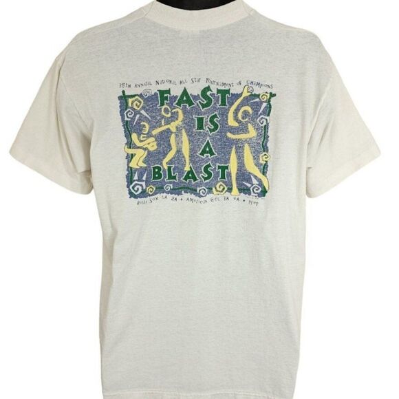 Vintage | Shirts | Bobby Sox Softball T Shirt Vintage 9s Fast Is A ...